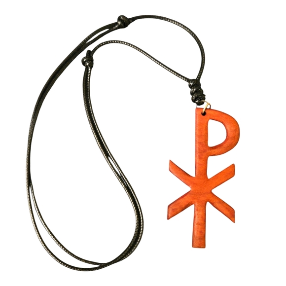 Handmade | Other | Chi Rho Cross Hand Carved In Old Growth Cherry With ...